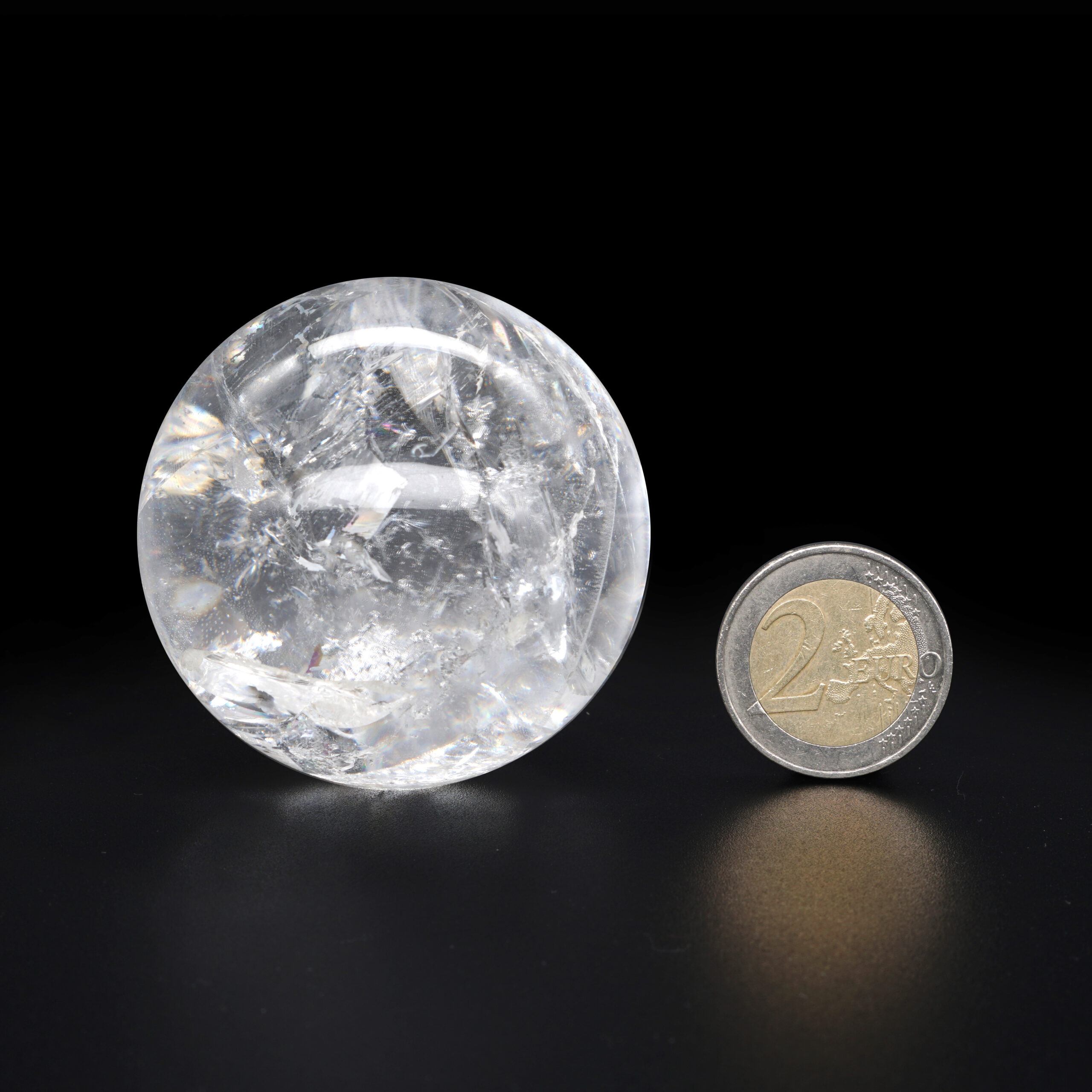 Clear Quartz Crystal Ball
