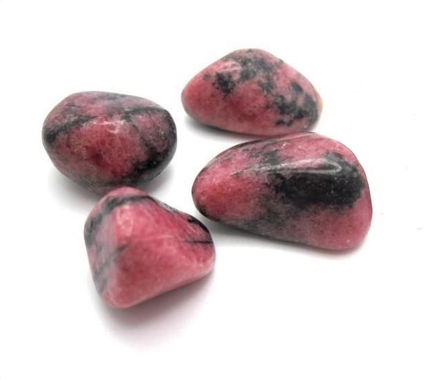 gemZworldRhodonite Tumbled Stones - Pack of 15 - Brazil - gemZworld